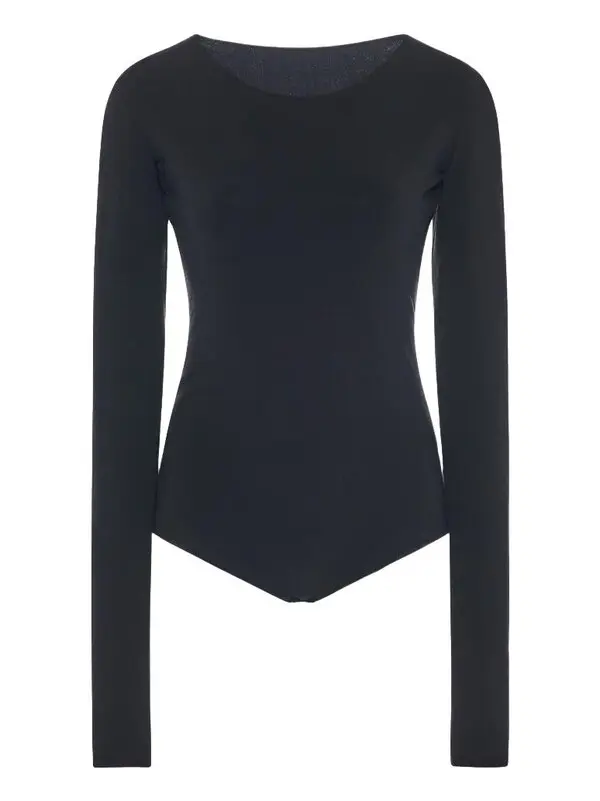 THE ROW Fenna Bodysuit - Black