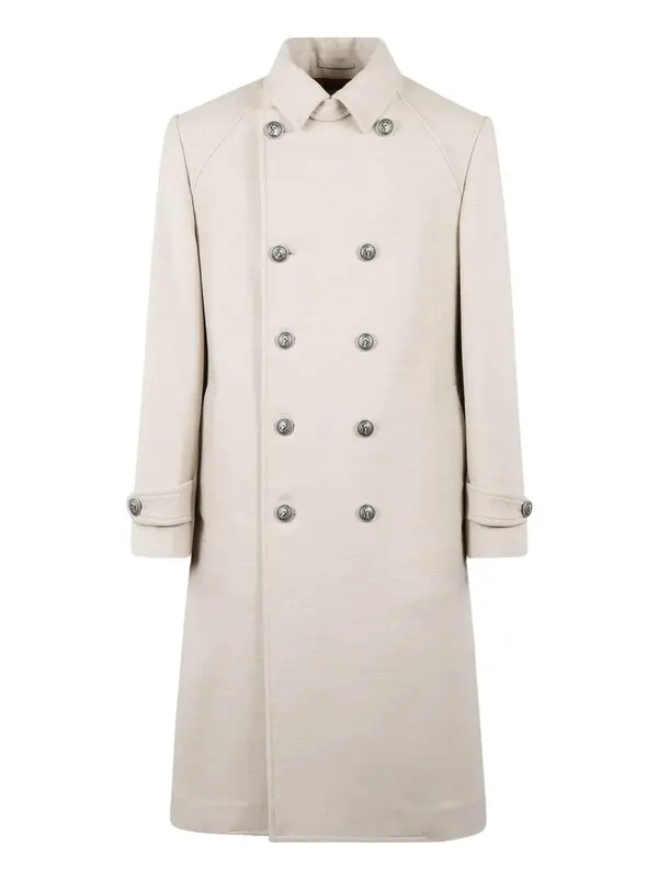Brunello Cucinelli Double-breasted Coat - Nude