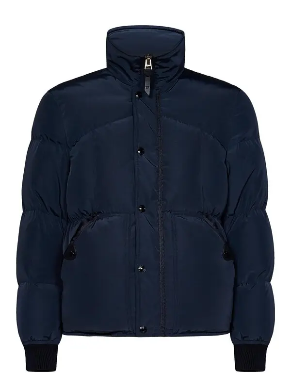 TOM FORD High-neck Padded Down Jacket - Blue