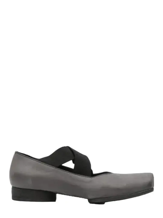 UMA WANG Cross-strap Ballet Flats - Black