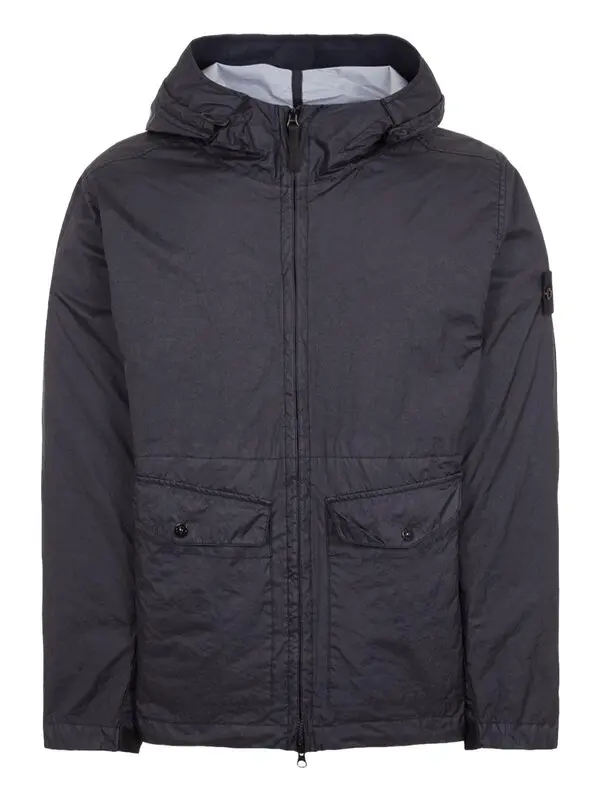 Stone Island Membrana 3l Tc Hooded Jacket - Blue