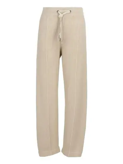 Brunello Cucinelli Drawstring Casual Pants - Nude