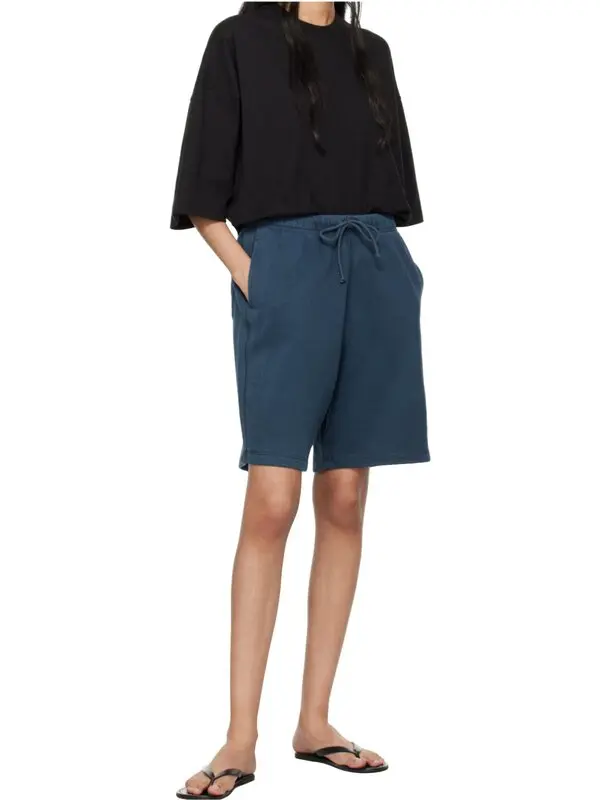 THE ROW Stanton Drawstring Shorts - Blue