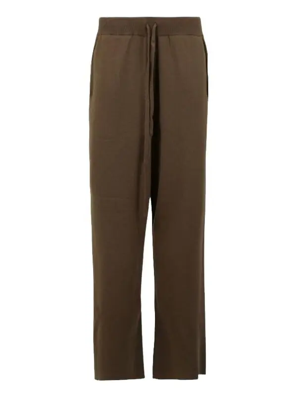 ENTIRE STUDIOS Elasticated Straight-leg Pants - Brown