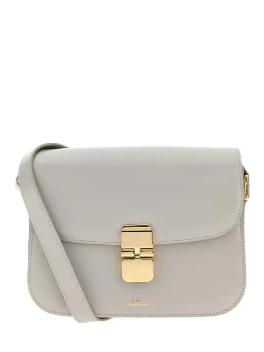 A.p.c. Grace Small Shoulder Bag - Grey