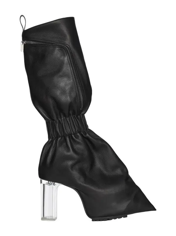 Rick Owens Heeled Platform Boots - Black
