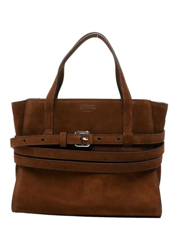 Moschino Zippered Handbag - Brown