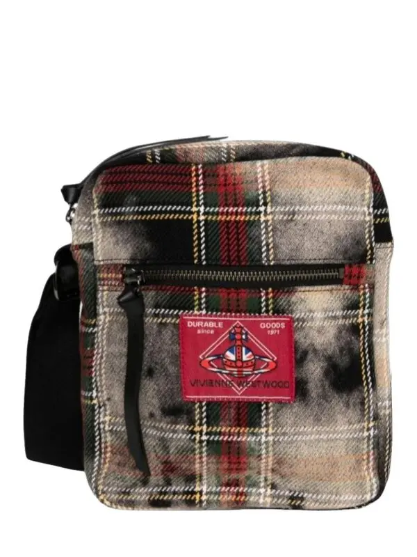 VIVIENNE WESTWOOD Zippered Shoulder Bag - Black