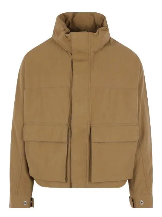 LEMAIRE Long Sleeve Casual Jacket - Brown