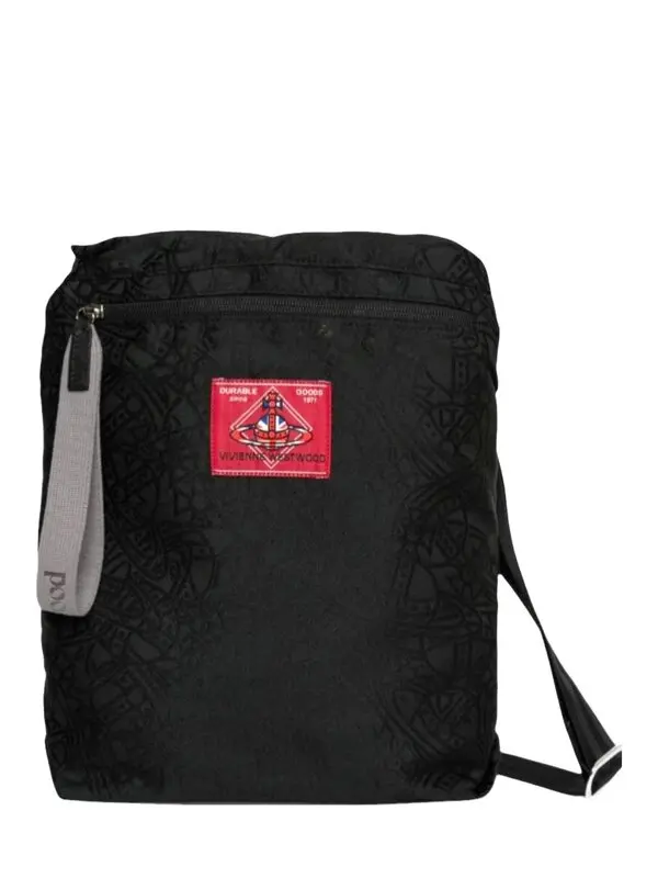 VIVIENNE WESTWOOD Zippered Shoulder Bag - Black