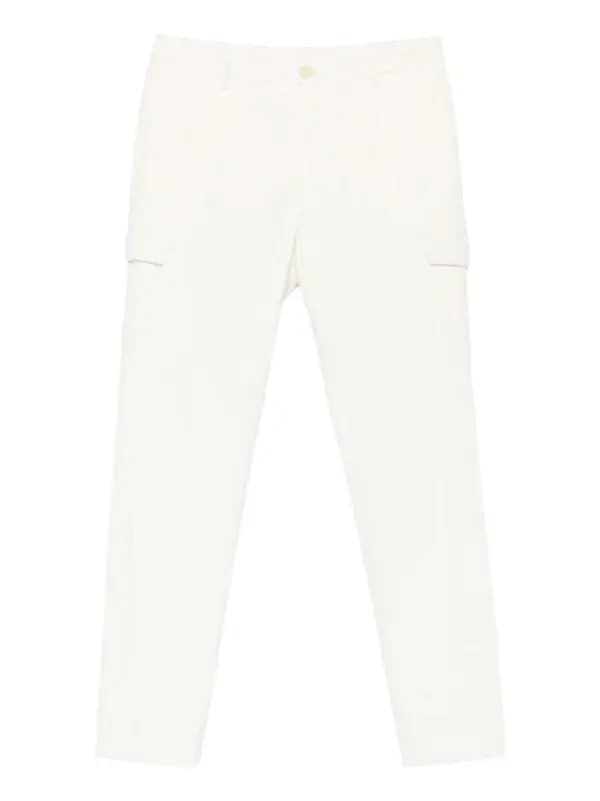 Tagliatore Pleated Tailored Trousers - White