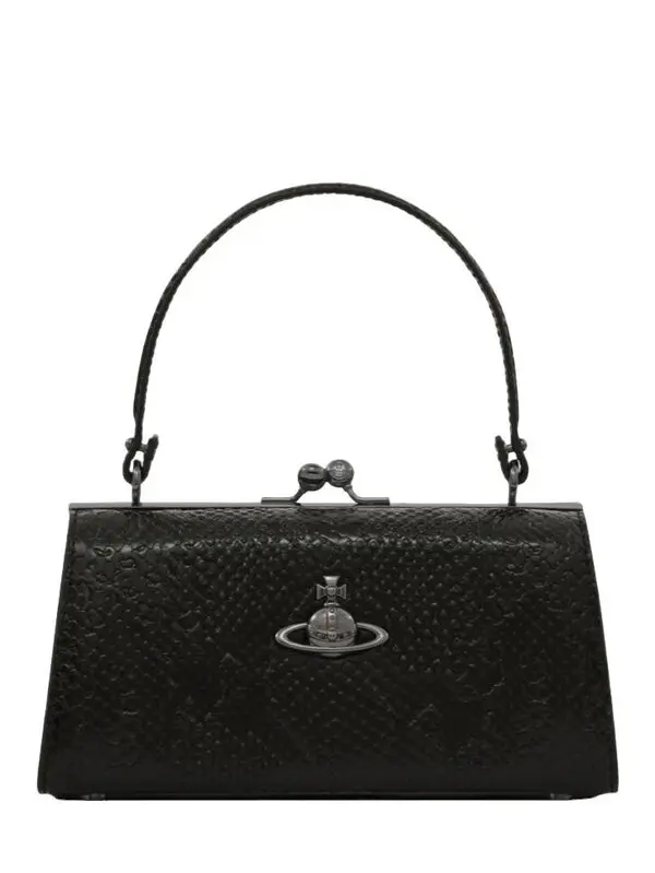 VIVIENNE WESTWOOD Frame Handle Shoulder Bag - Black