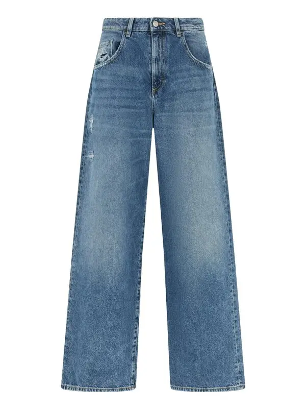 ICON DENIM LOS ANGELES Belt Loop Jeans - Blue