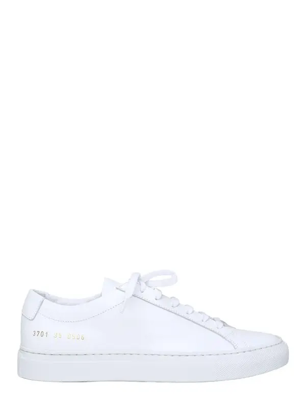 COMMON PROJECTS Front Strapped Low-top Casual Sneakers - White