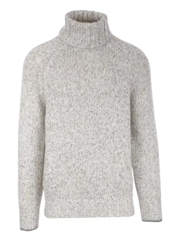 Brunello Cucinelli High-neck Knitted Jumper - Multi-color