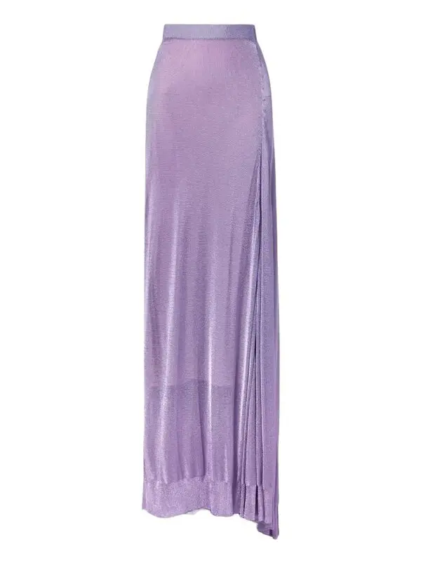 THE ROW Girela Knitted Skirt - Purple