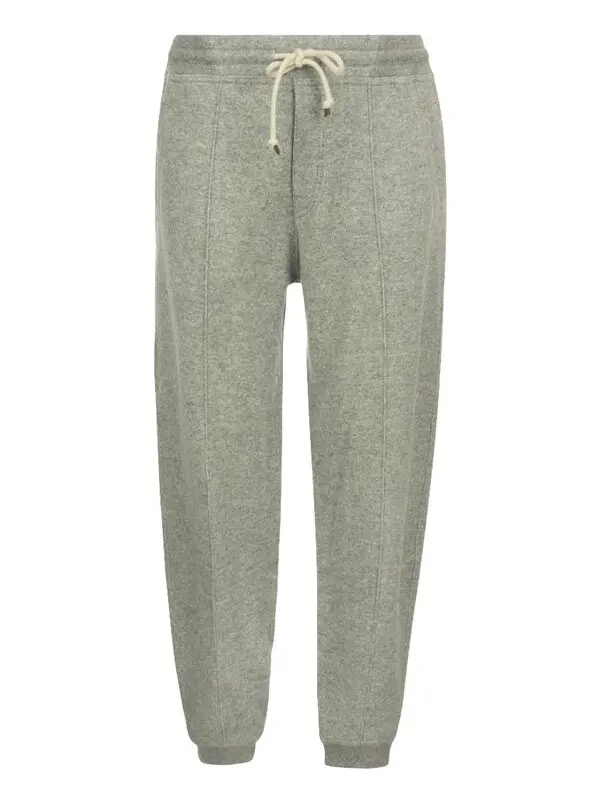 Brunello Cucinelli Drawstring-waist Four-pocket Track Pants - Gray