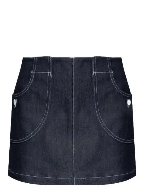 A.p.c. Denim Mini Skirt - Black