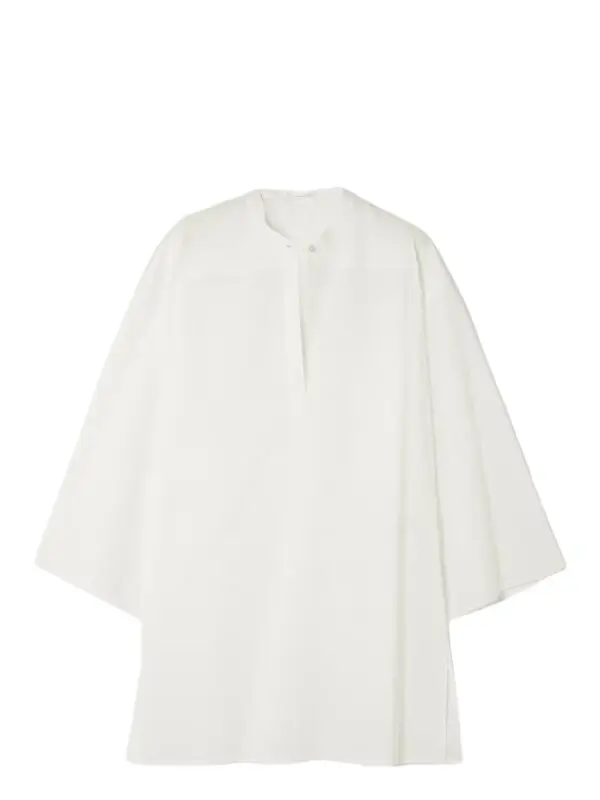 THE ROW Omao Long-silhouette Blouse - White