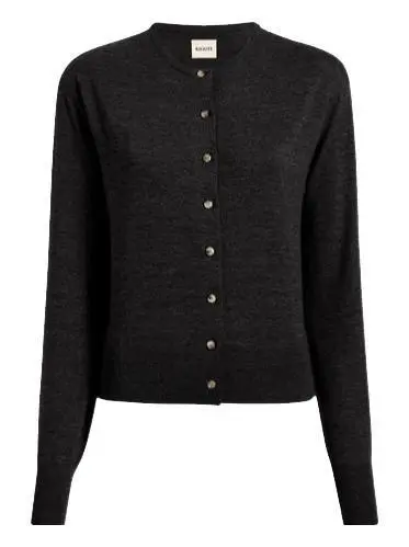 Khaite The Jackie Cardigan - Black