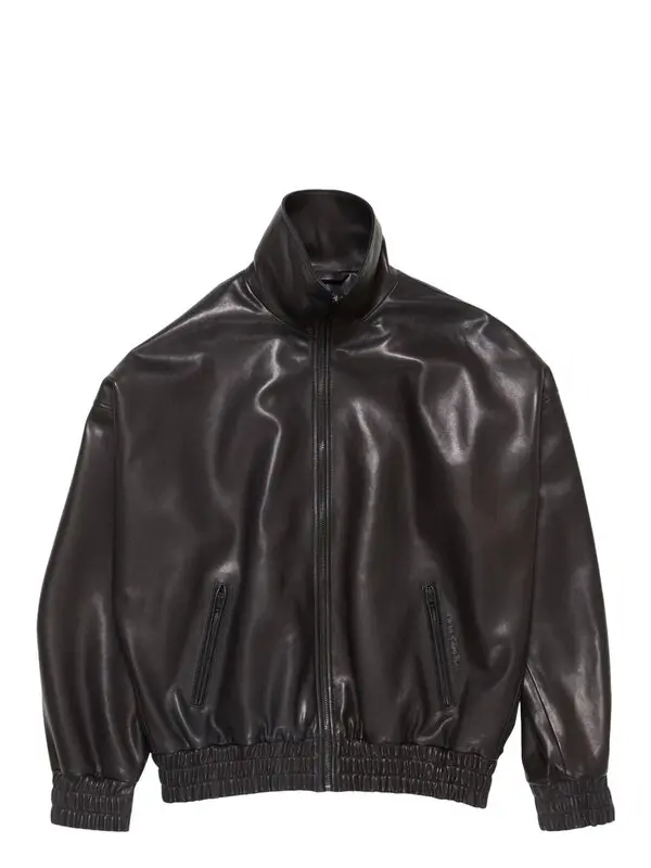 Acne Studios Leather Zip-up Jacket - Black