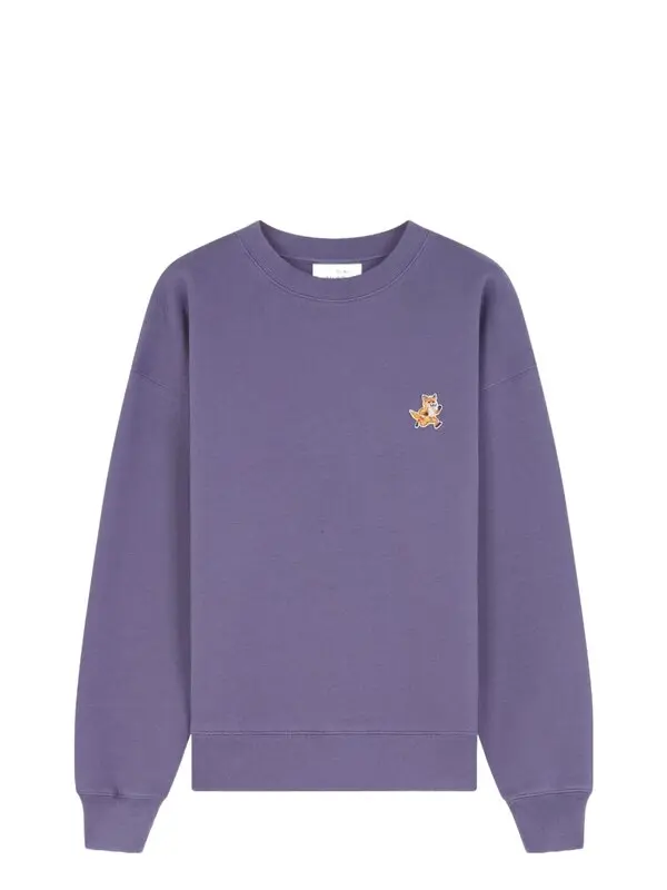 Maison Kitsuné Speedy Fox Patch Comfort Hoodie - Aster