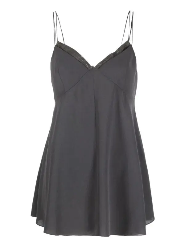 Brunello Cucinelli V-neck Blouse - Black