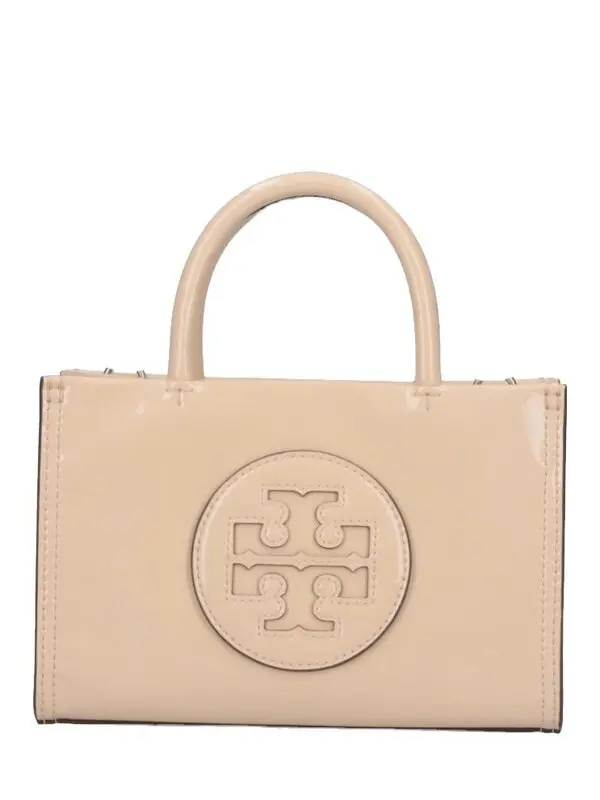 Tory Burch Ella Bio Embossed Mini Handbag - Beige