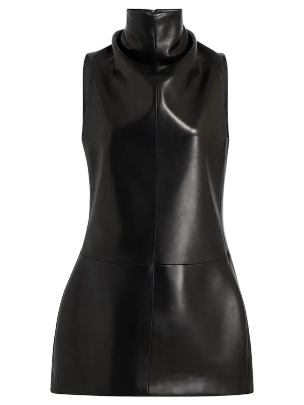 Khaite Daria Sleeveless Mini Dress - Black
