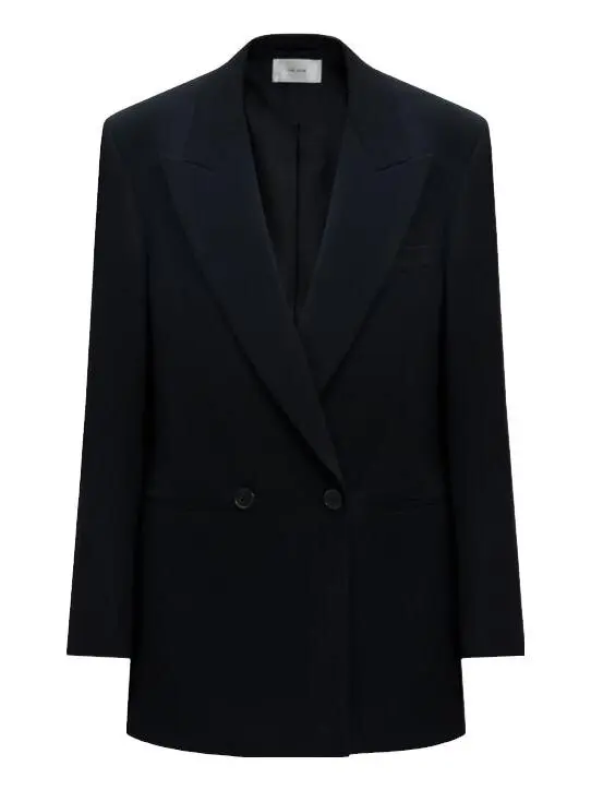 THE ROW Long-sleeved Suit Coat - Black