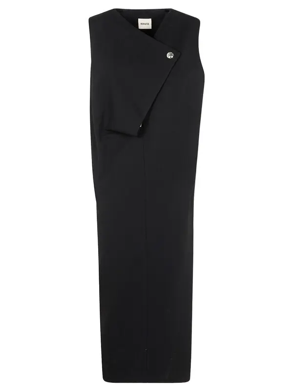 Khaite Crispin Dress - Black