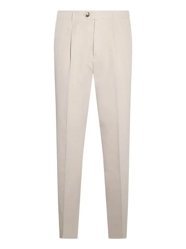 Brunello Cucinelli Slim-fit Chino Trousers - Beige