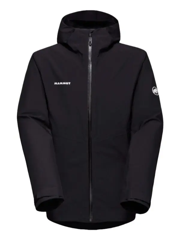 MAMMUT Logo-print Hooded Jacket - Black