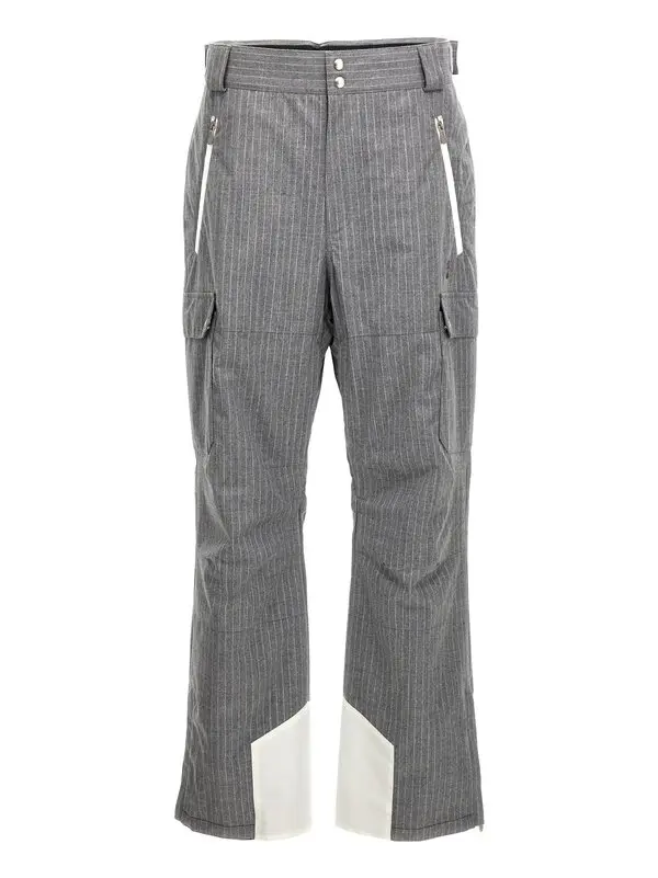 Brunello Cucinelli Pinstriped Tailored Trousers - Grey