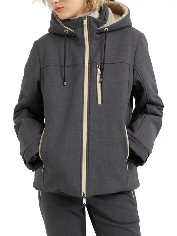 Brunello Cucinelli Mountain Hooded Jacket - Grey