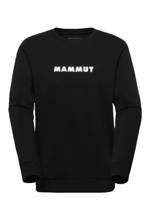 MAMMUT Core Ml Crew Neck Logo Pullover - Black