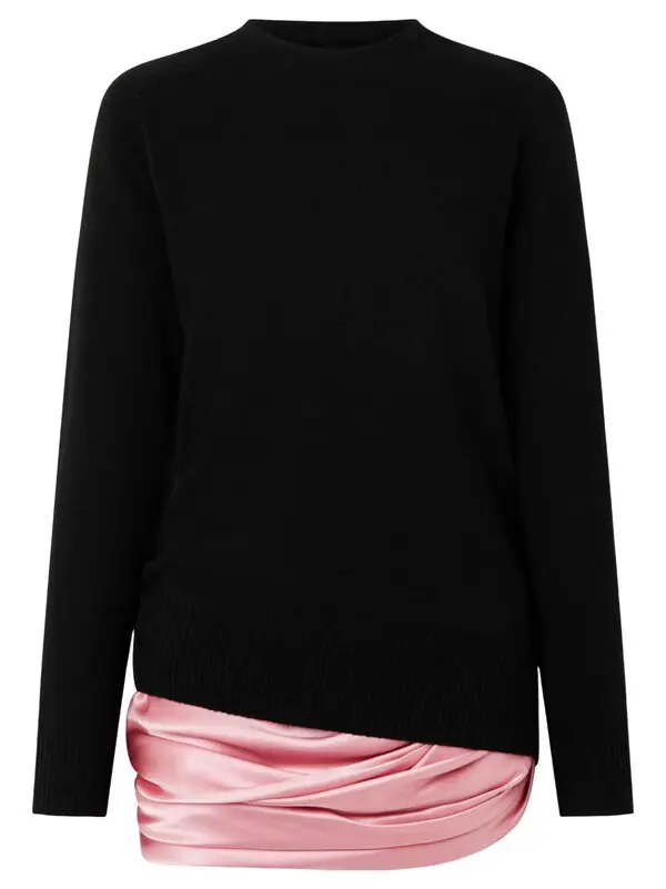 Christopher Esber Monument Cummerbund Mini Dress - Black