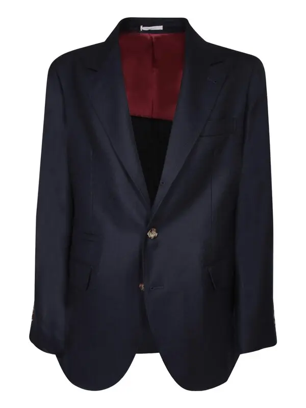 Brunello Cucinelli Single-breasted Tailored Blazer - Black