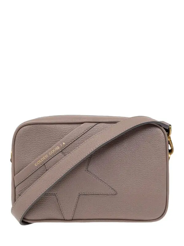 GOLDEN GOOSE Star Patch Small Crossbody Bag - Gray