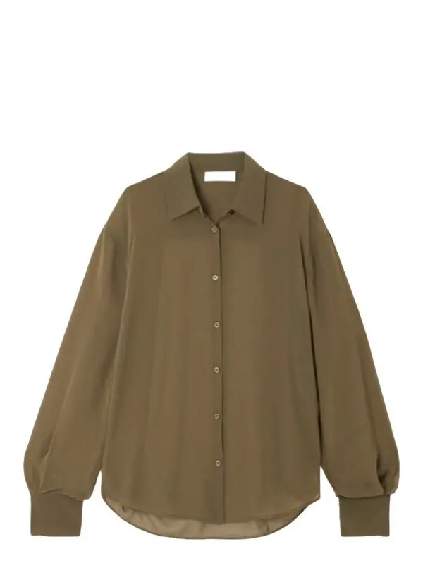 THE FRANKIE SHOP Peri Shirt - Khakiarmygreen