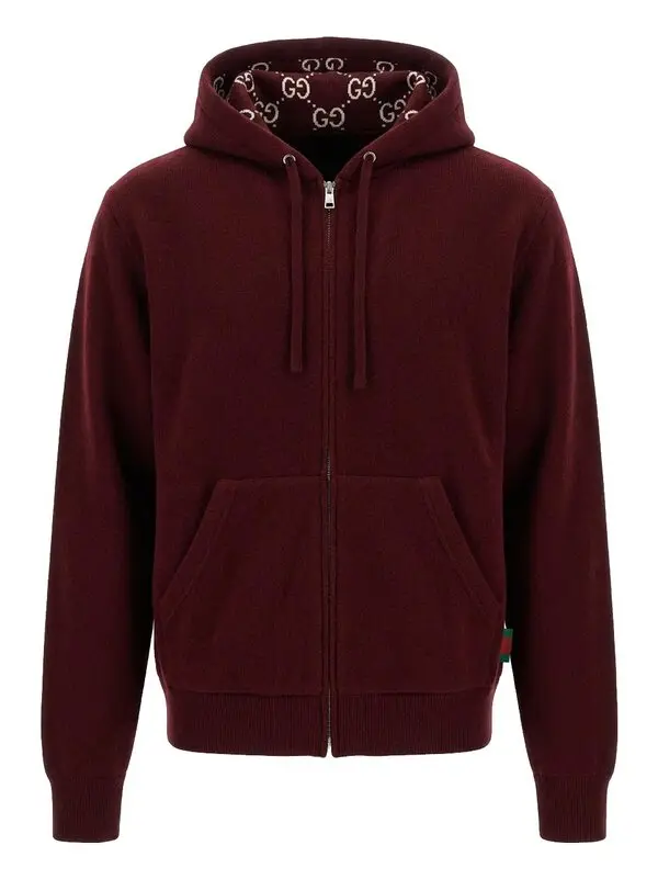 Gucci Reversible Wool Zip Jacket - Brown