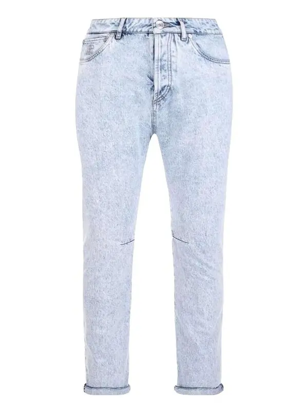 Brunello Cucinelli Mid Rise Straight-leg Jeans - Blue