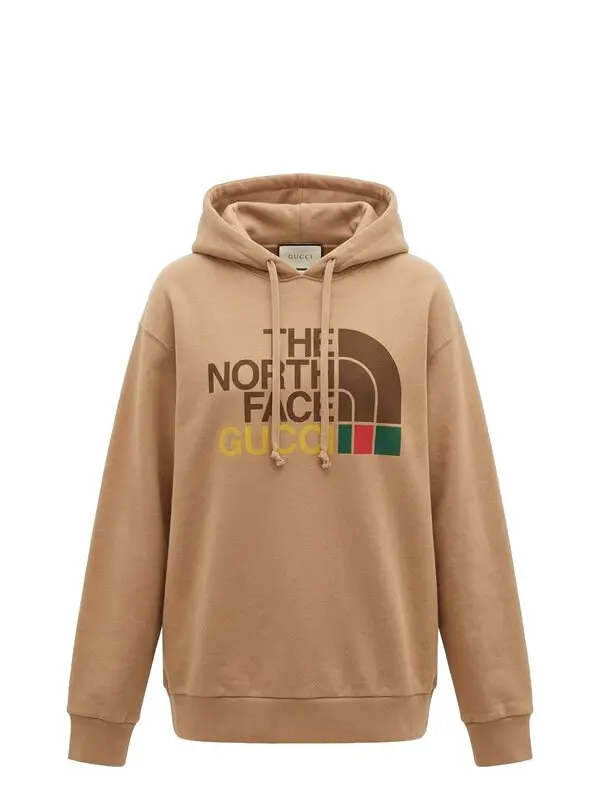 Gucci The North Face X Logo Hoodie - Nude