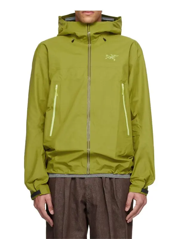 Arc'teryx Beta Sl Jacket Waterproof, Windproof - Olive Green/euphoria