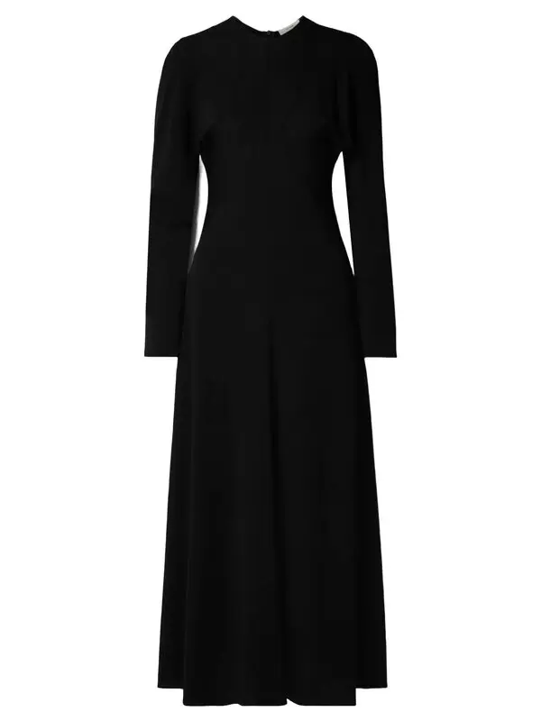 THE ROW Long-sleeved Maxi Dress - Black