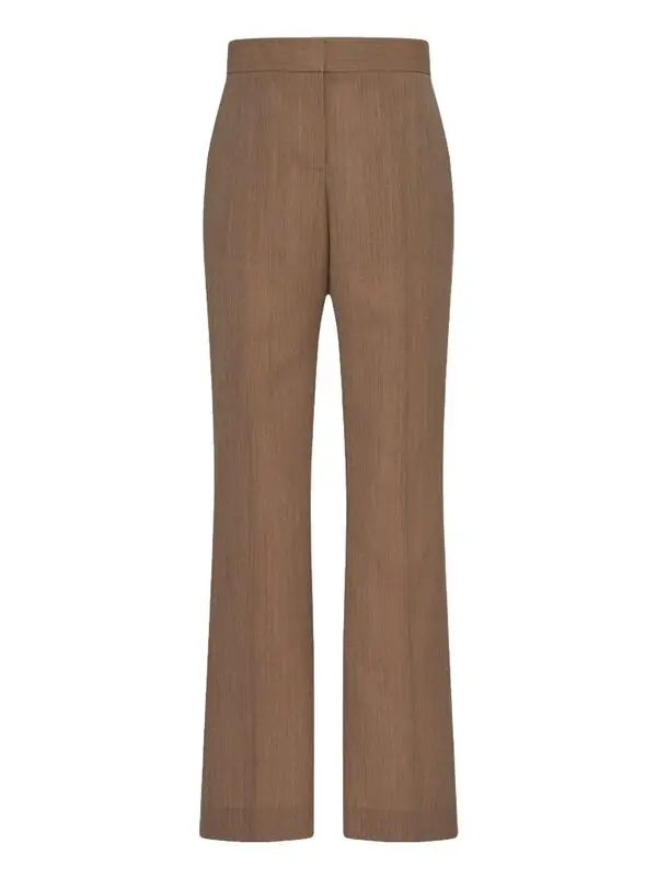 THE ROW Baer Wool Trousers - Brown