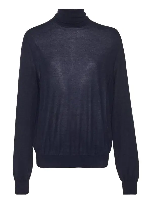 THE ROW Cashmere High-necked Sweater - Black