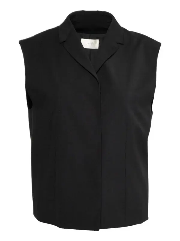 THE ROW Sleeveless Vest - Black