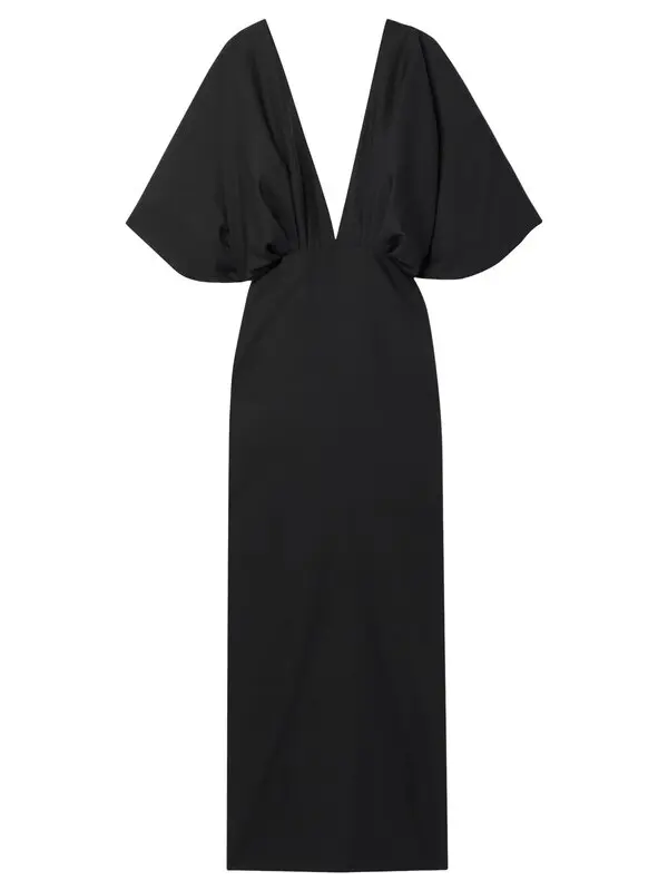THE ROW Abinhav Pleated Dress - Black