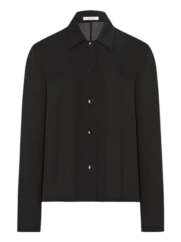 THE ROW Long-sleeved Shirt - Black
